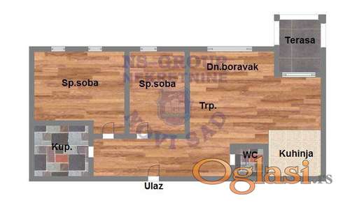 Dvoiposoban 60m2 Mišeluk