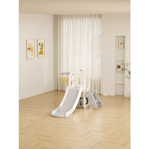 Dečji tobogan sa košem i teleskopom “Elf” 160 cm (sivo beli)