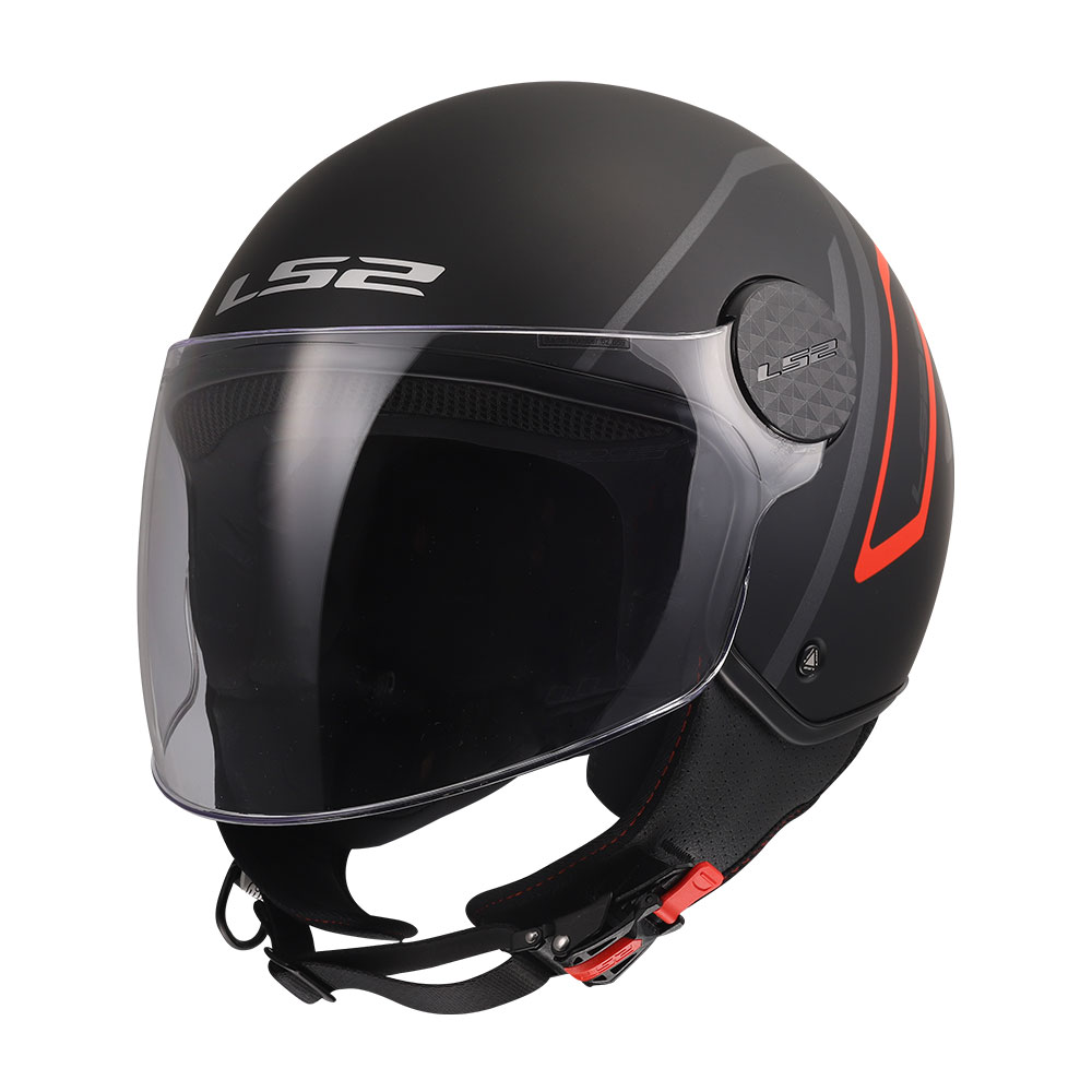 Kaciga LS2 Jet OF558 SPHERE LUX II MINIM crno crvena