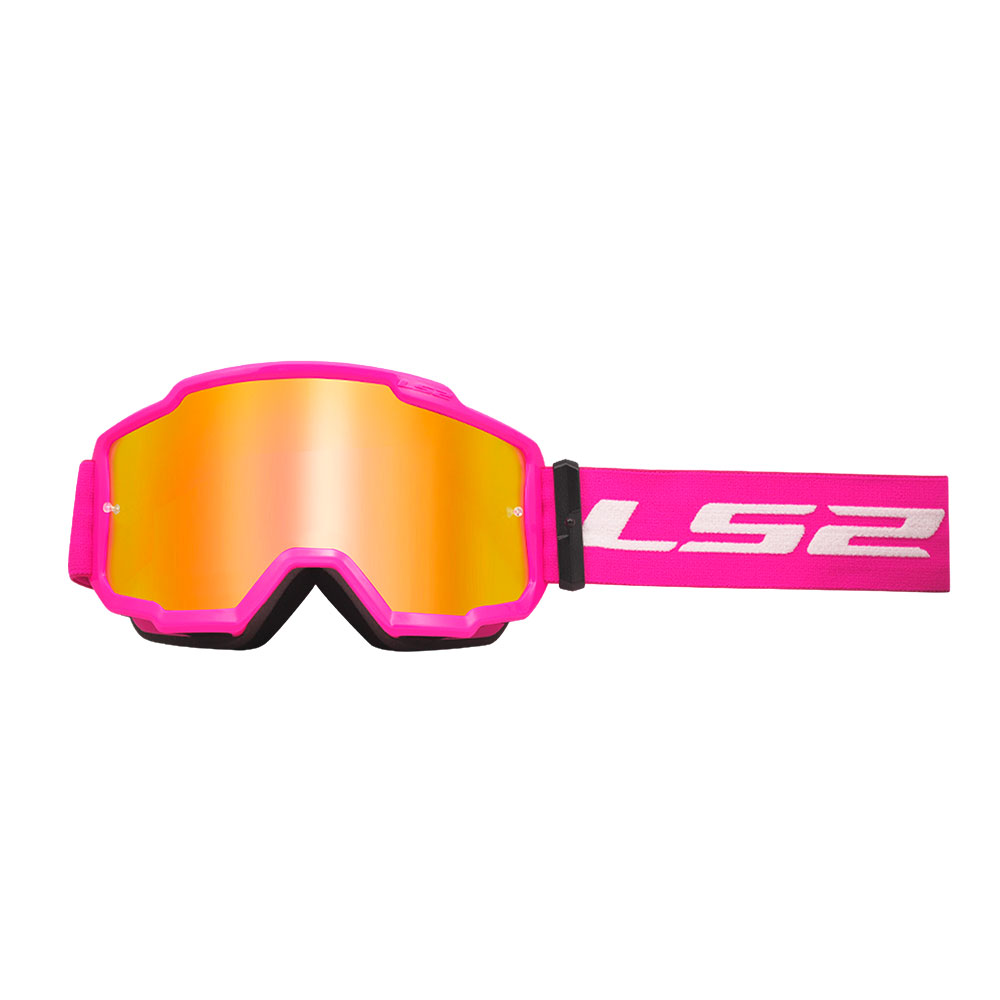 Moto Cross naočare LS2 CHARGER roze sa iridium vizirom