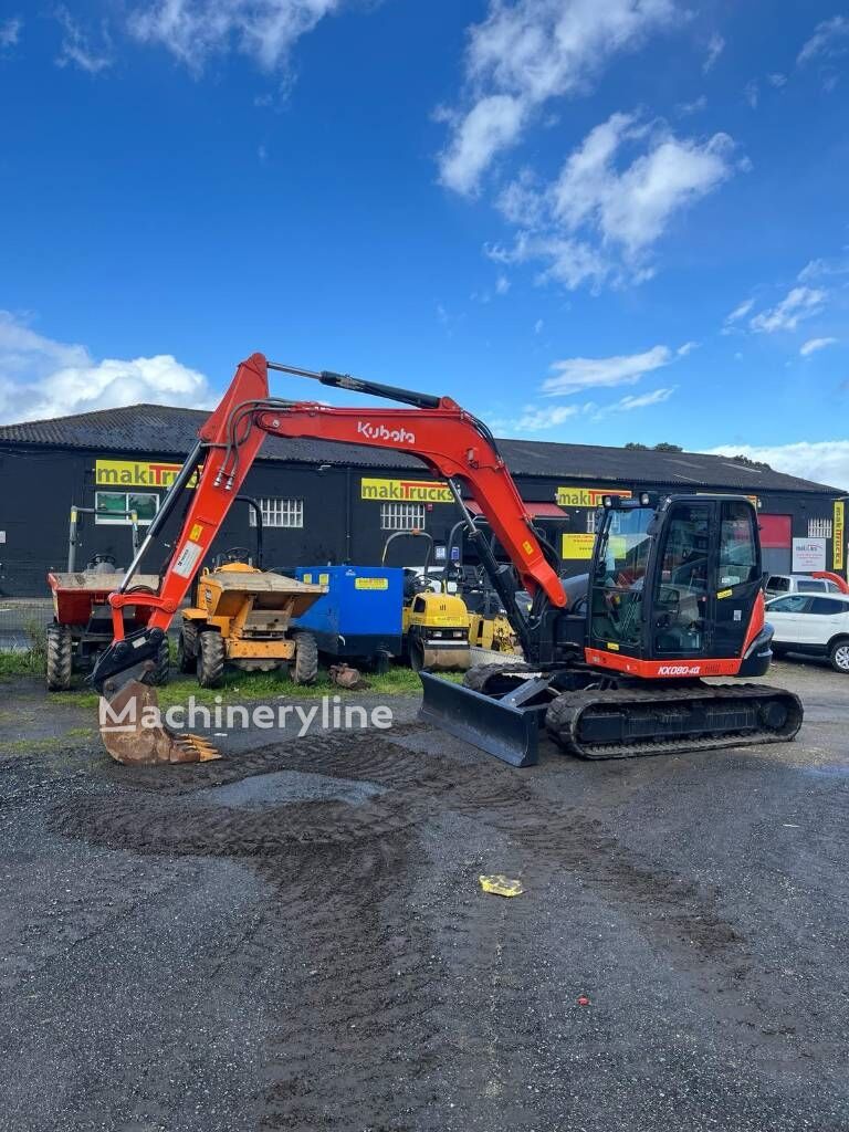Kubota KX 080-4a midi bager