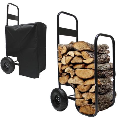 Kolica za prenos drva za kamin – nosivost 60 kg
