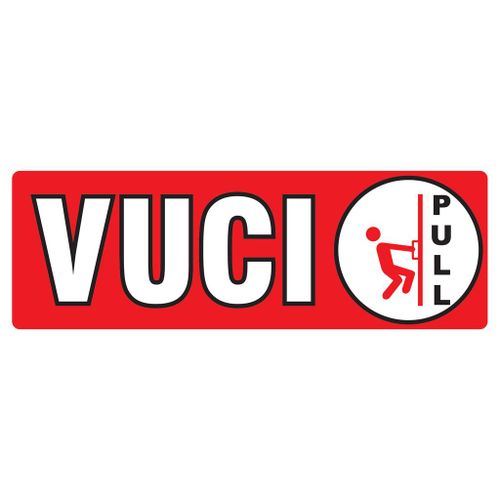 Nalepnica 17x6 cm Vuci 7979