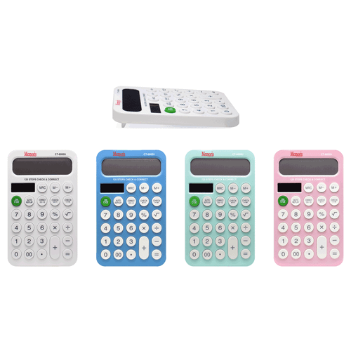 Memoris kalkulator OP23291 pastel CT-6000II WY