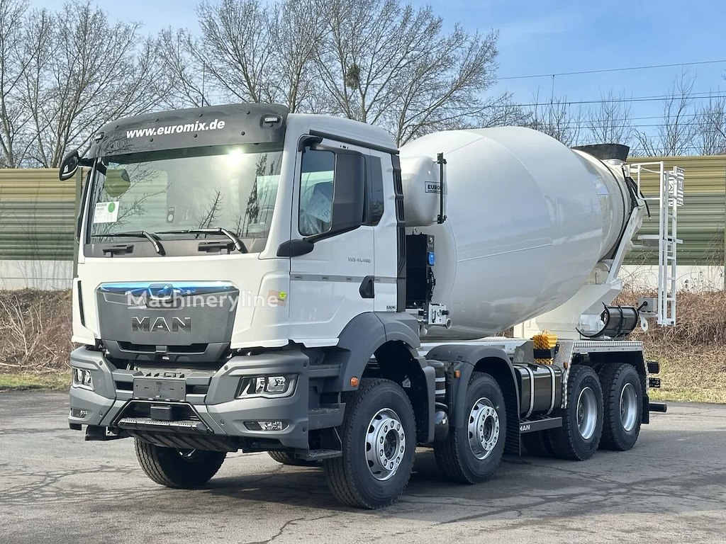 Novi MAN TGS 41.480 TGS 41.480 BB 8x4 Retarder EuromixMTP EM 10 L kamion s mešalicom za beton