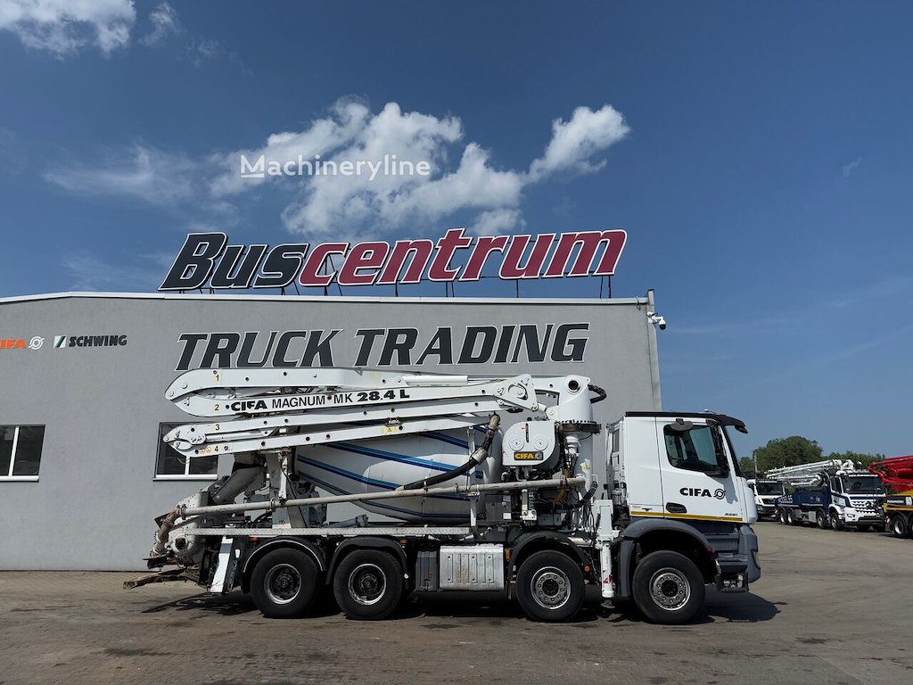 Cifa na šasiji Mercedes-Benz Arocs 3251 CIFA MK 28.4 L pumpa za beton