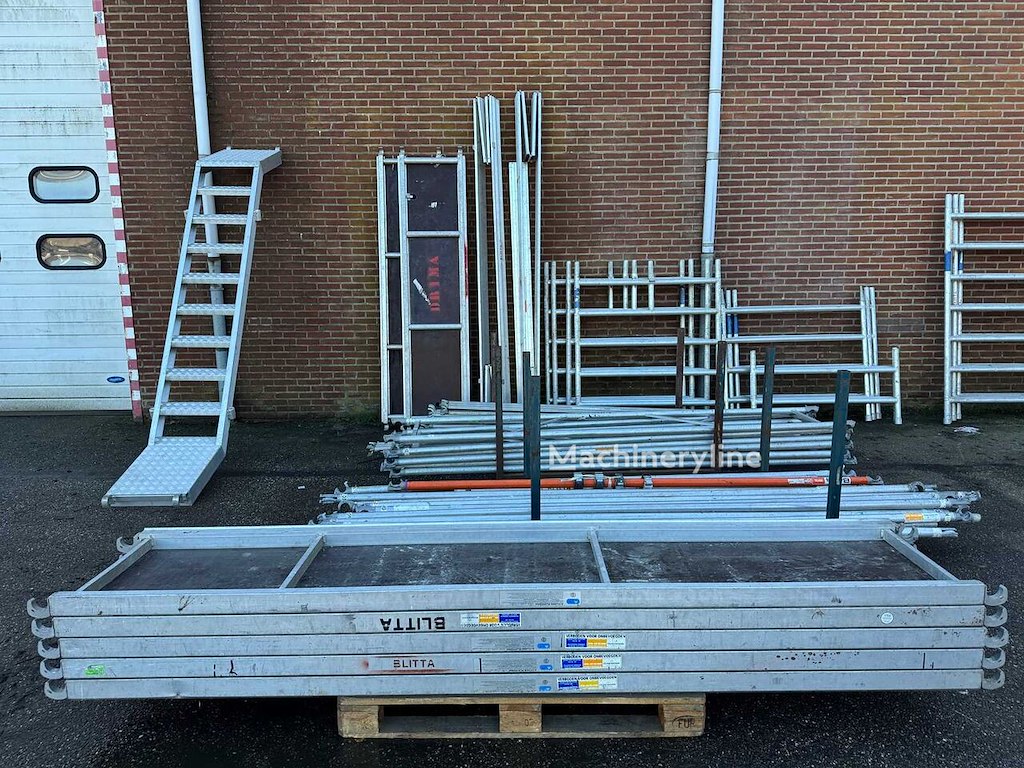 Prodaje se Aluminium Steiger v.v. trap, valbeveiliging, steigerwielen skele na aukciji