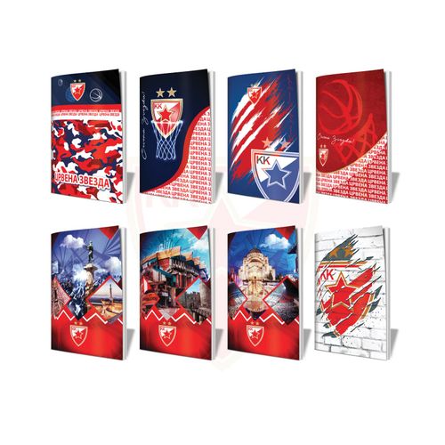 Sveska A5 Lux linija Crvena zvezda