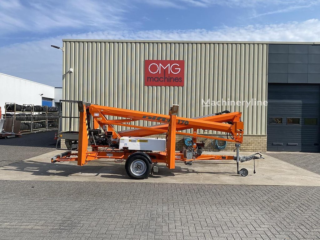 Niftylift 170 HDET, Aanhanger hoogwerker, 17 meter hidraulična zglobna platforma
