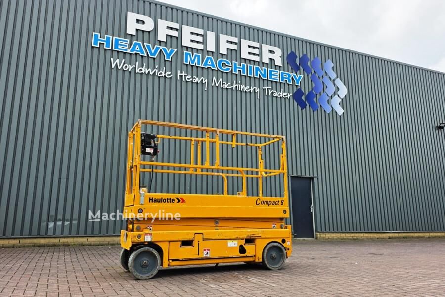 Haulotte Compact 8 Electric, 8.2m Working Height, 350kg Cap makazasta platforma