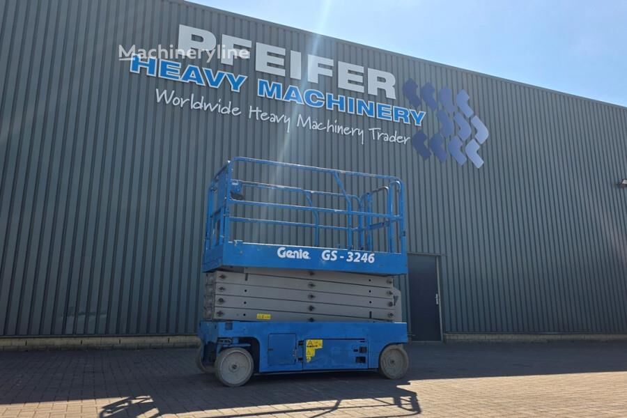 Genie GS3246 Electric, Working Height 11.75 m, 318kg Cap makazasta platforma