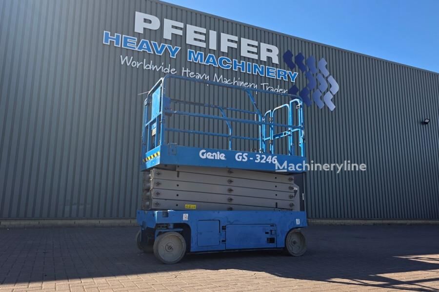 Genie GS3246 Electric, Working Height 11.75 m, 318kg Cap makazasta platforma