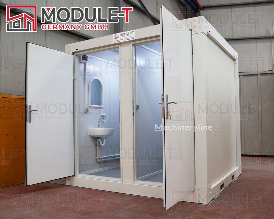 Novi Module-T WC-Container mit 2 Kabinen kaufen – 240 × 240 cm | NEU sanitarni kontejner