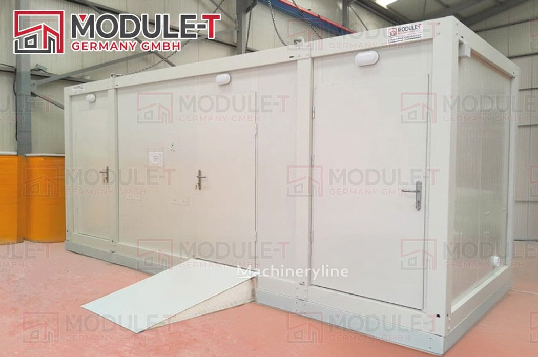 Novi Module-T WC- und Duschcontainer kaufen – 600 × 240 cm, 14,4 m² | NEU sanitarni kontejner