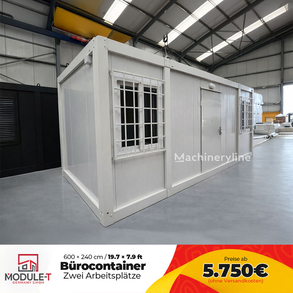 Novi Module-T Isolierten 20-Fuß-Bürocontainer kaufen – 600 × 240 cm | NEU stambeno-poslovni kontejner