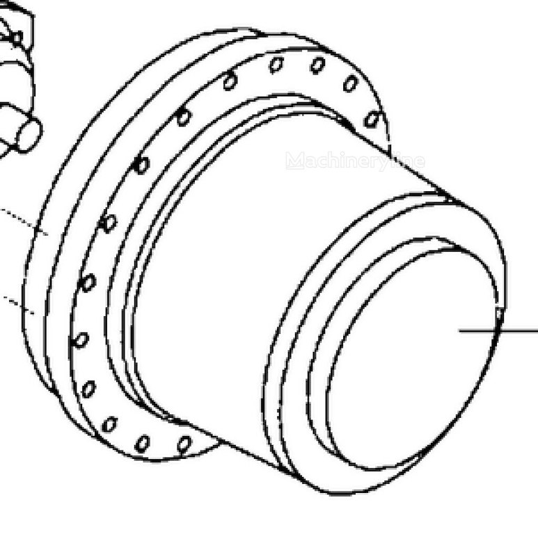 Case ND145024 krajnji pogon za Case SV208 SV210 SV208D građevinske mašine