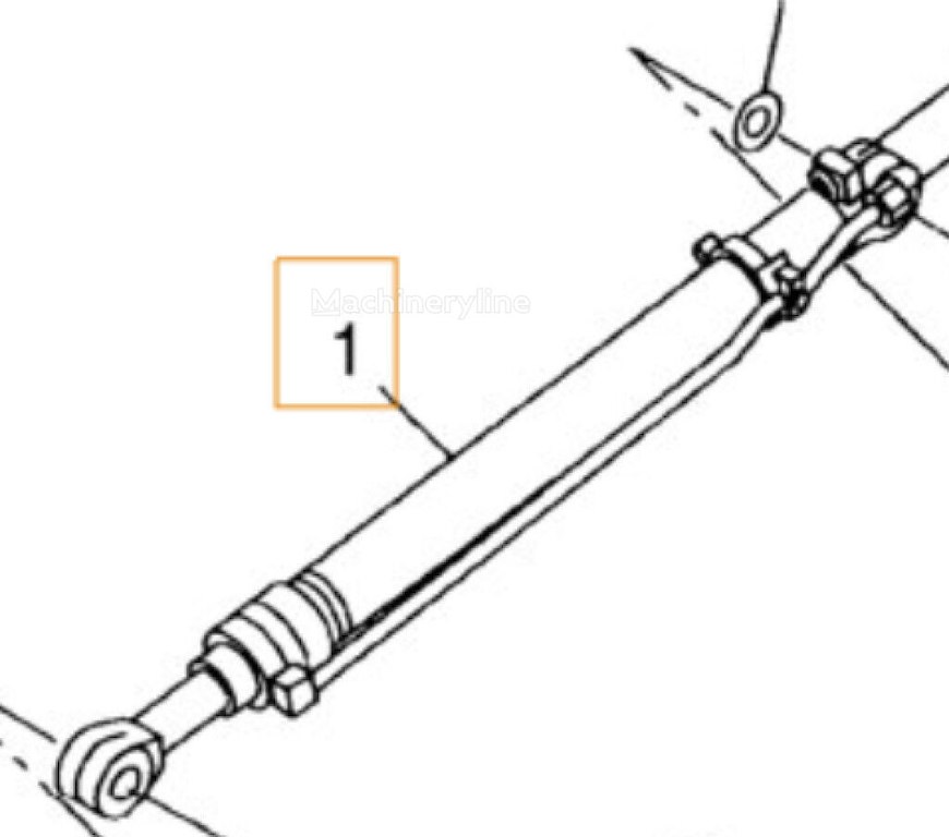 Case KRV26130 - KRV26140 hidraulični cilindar za Case WITH VALVE CX225SR građevinske mašine
