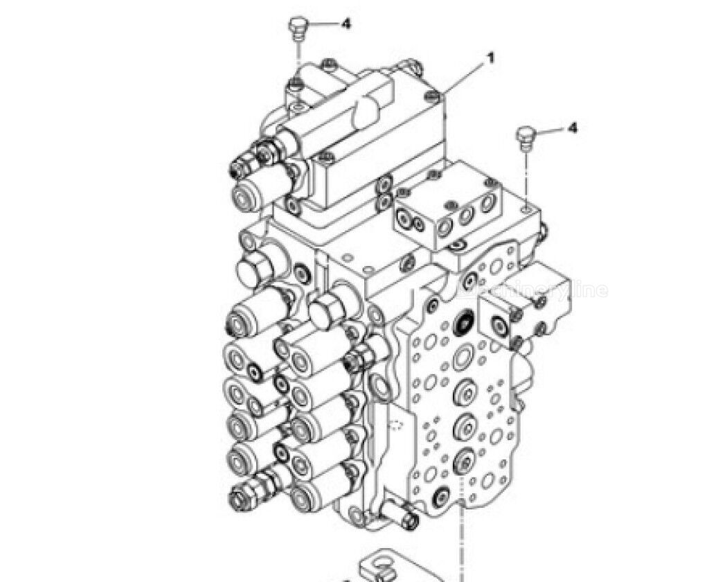 Case KNJ23400 - KNJ23401 hidraulični razvodnik za Case ANZ CX130C građevinske mašine