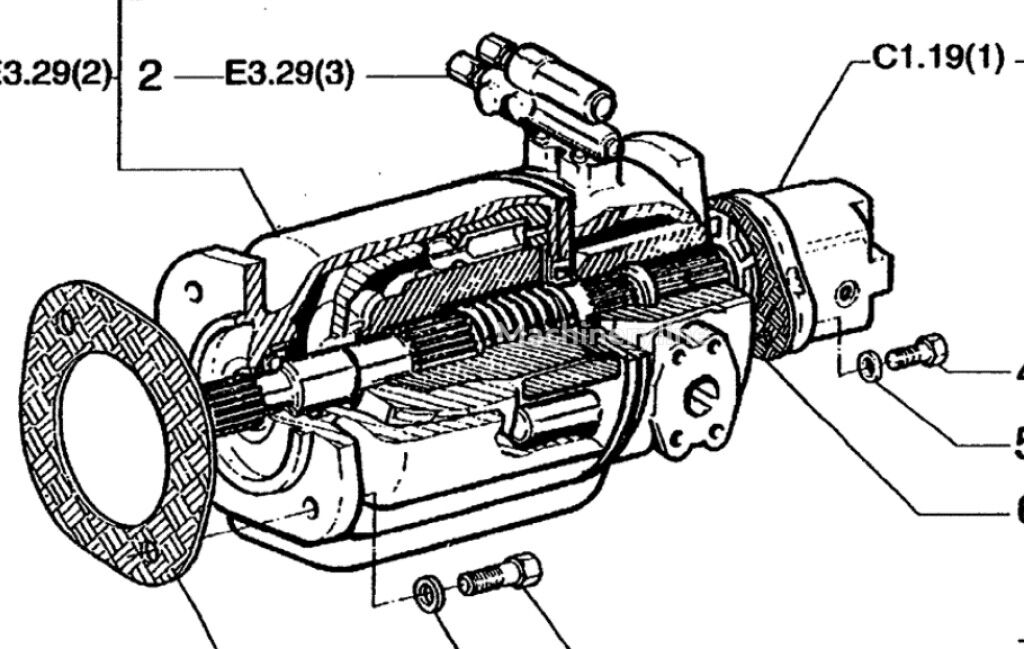 New Holland 73125007 - 70523-RAP hidraulična pumpa za FG85 građevinske mašine