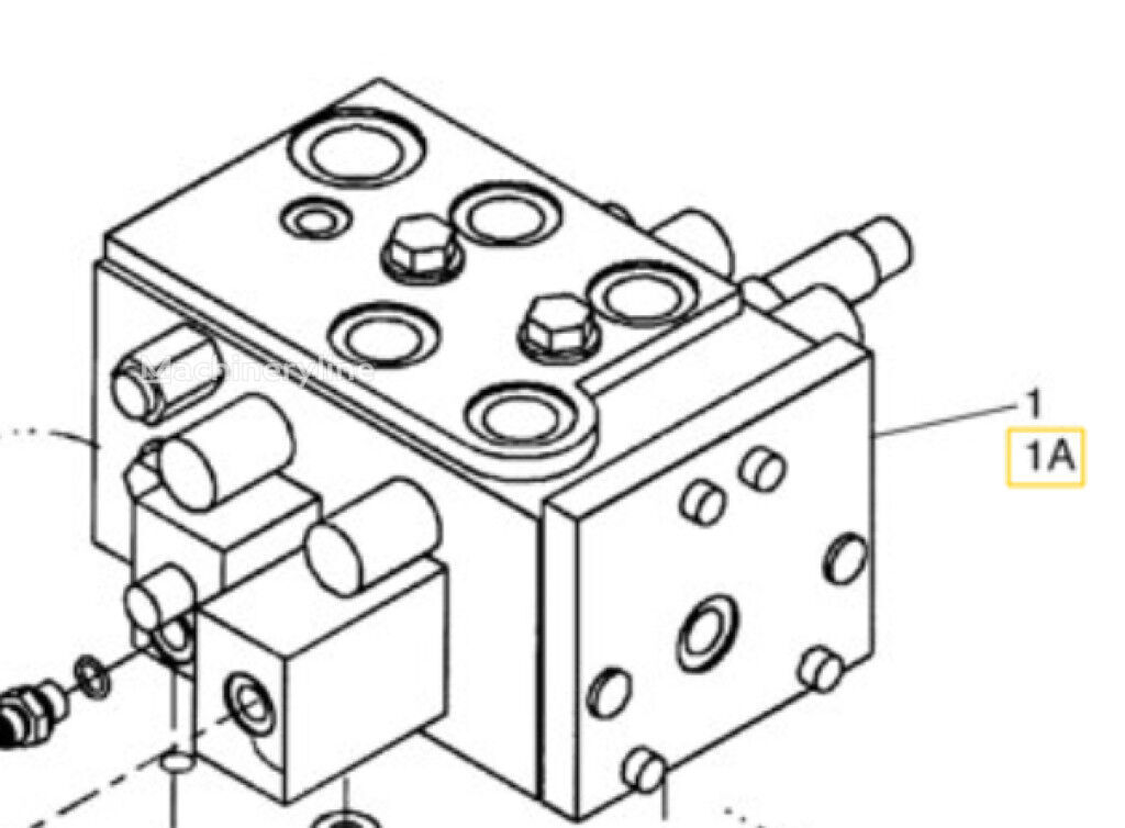 Case 87411112 - 8605563 hidraulični razvodnik za Case LW110.B LW130.B prednjeg utovarivača