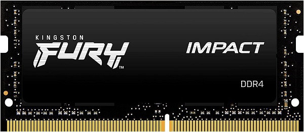DDR4 16GB (2x8GB) SO-DIMM 3200MT/s [FURY IMPACT], Non-ECC Unbuffered, CL20 1.2V, 260-pin 1Rx8, Memory Kit ( KF432S20IBK2/16 )