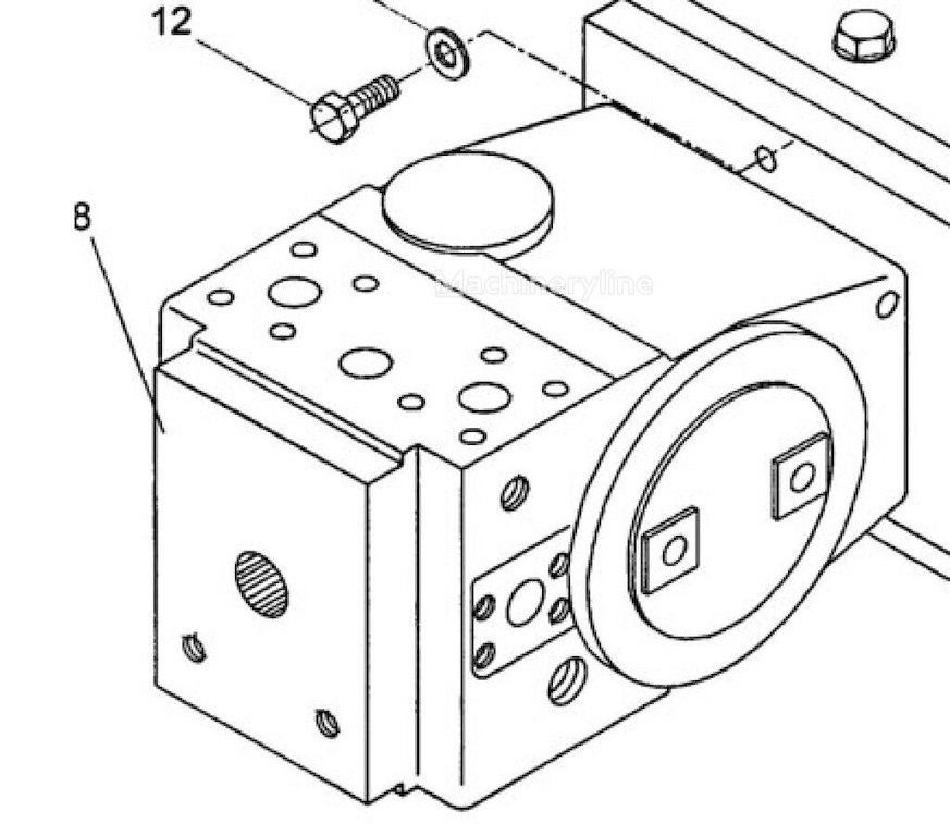 Case ND101788 - 6916194 hidraulična pumpa za Case SR8 SR9 SV208 CV700 CV900 SV210 SV208D valjka