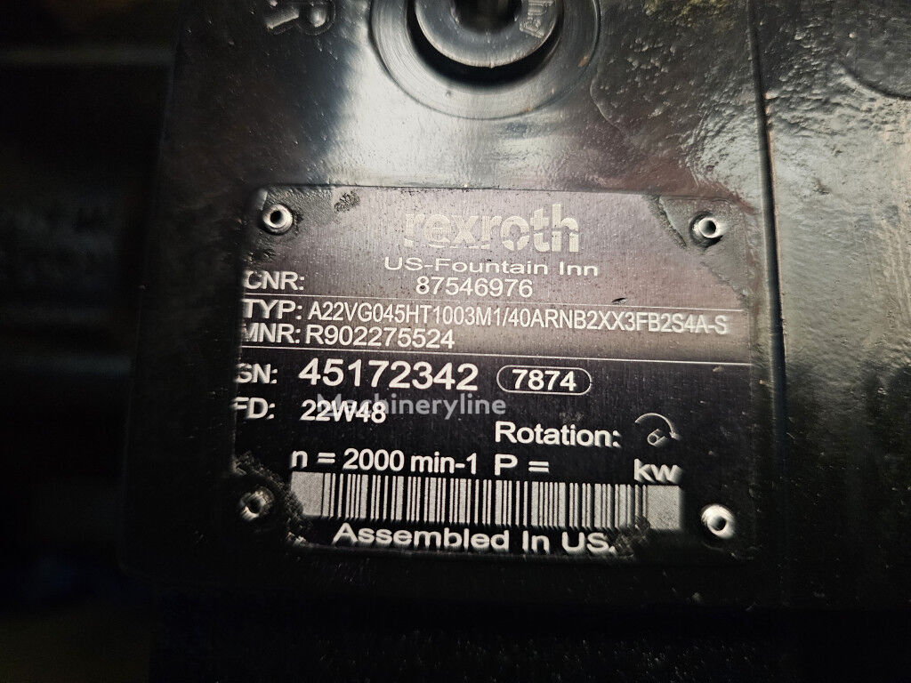 Case 87546976 - R902275524 hidraulična pumpa za 420 440 420CT 440CT građevinske mašine