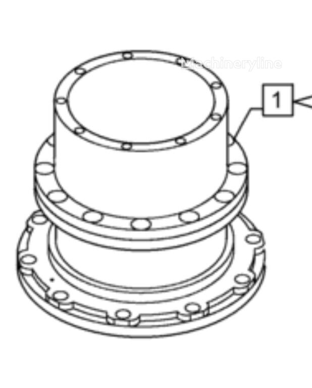 Case KBC10030 - 47757908 rotacioni prenosnik za CX240B CX250C CX250D CX250E CX260E građevinske mašine