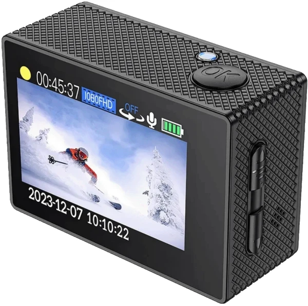HOCO DV100 Sportska kamera, 2 inca IPS LCD, FullHD, WiFi, microSD