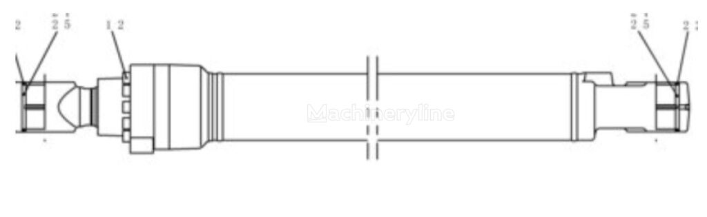New Holland YN01V00153F2 - YN01V00153F1 hidraulični cilindar za New Holland 200-8 E215BJ E260CSR SK210-9 E235BSR 260SR-3 SK210D-8 SK210LC-8 E235BSRLC SK210DLC-8 SK235SR-1E E235BSRNLC SK235SRLC-2 b...