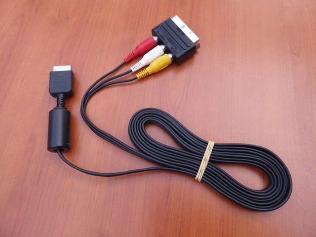 AV kabl + SCART za PlayStation 1, 2, 3, PS1, PS2, PS3