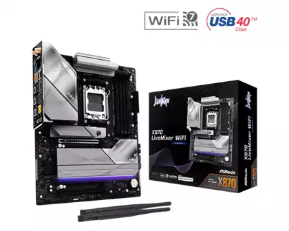 ASRock MB AM5 ASRock X870 LIVEMIXER WIFI