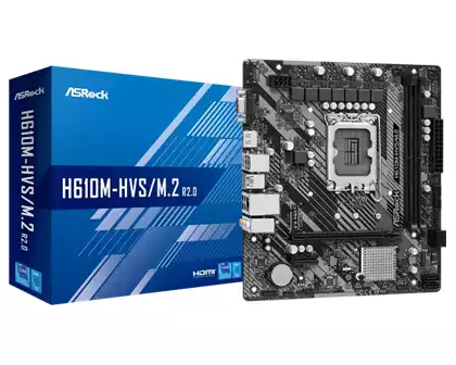 ASRock MB s1700 ASRock H610M-HVS/M.2 R2.0 90-MXBJJ0-A0UAYZ