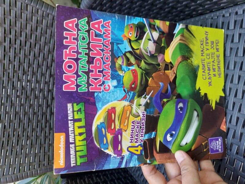 TMNT - Moćna rasklopiva knjiga 3 od 4 maske