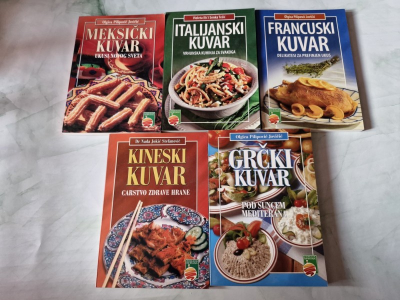 EDICIJA ZDRAVA ISHRANA - 5 KNJIGA