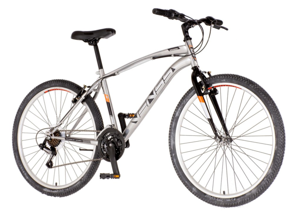 BICIKL MTB VENSSINI ARCADIA 26" 17" V-BRAKE 18 BRZINA 158-175CM (M) SREBRNI