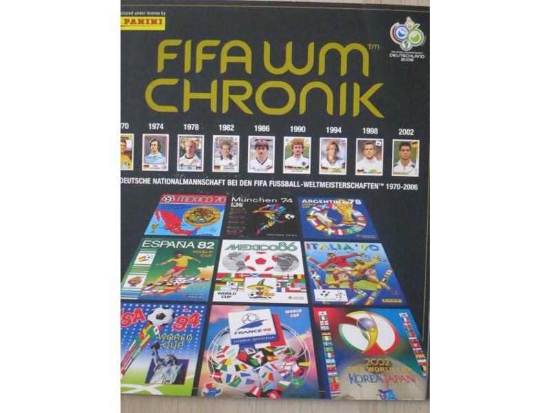 RETKO PANINI FIFA WM CHRONIK 1970-2002 WORLD CUP