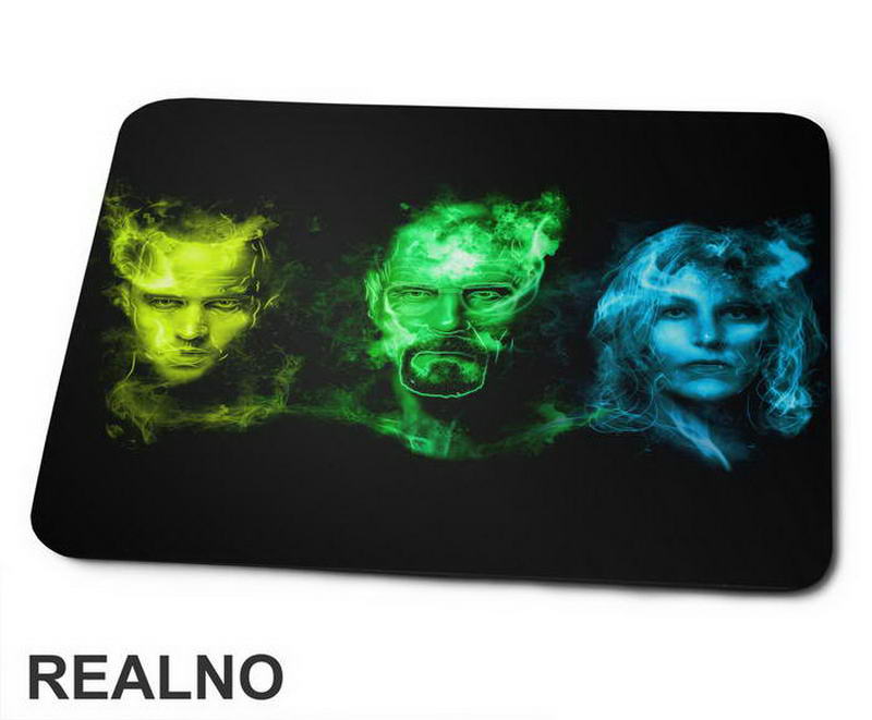 Characters - Colors - Breaking Bad - Podloga Za Miš
