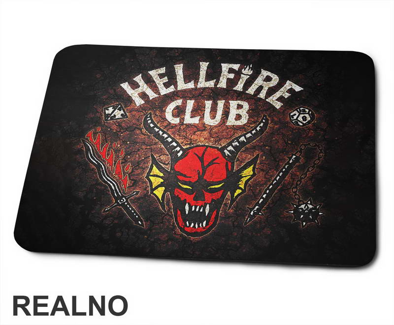 Hellfire Club - Brown - Stranger Things - Podloga Za Miš