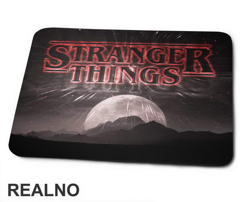 Emitting Moon - Stranger Things - Podloga Za Miš