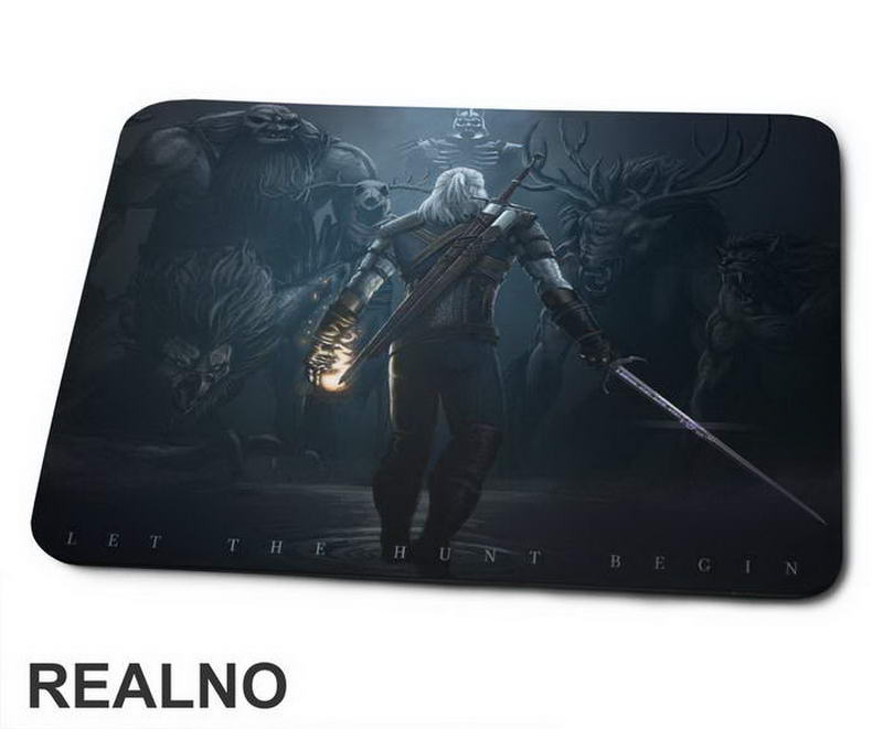Let The Hunt Begin - The Witcher - Podloga Za Miš