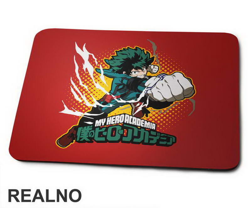 Deku Punch - My Hero Academia - Podloga Za Miš