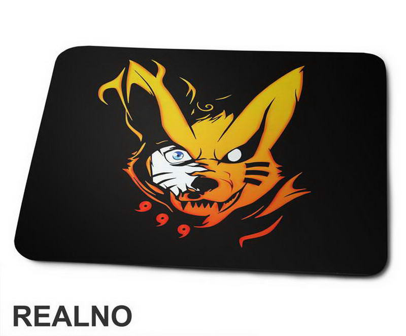 Fox Half Mask - Naruto - Podloga Za Miš