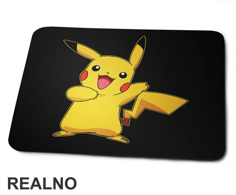 Pikaču Maše - Pokemon - Podloga Za Miš