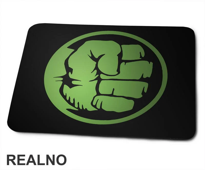 Green Fist - Hulk - Podloga Za Miš