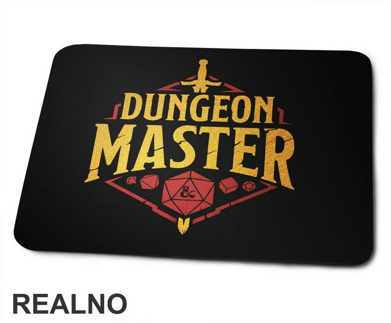 Dungeon Master - Golden - D&D - Dungeons And Dragons - Podloga Za Miš