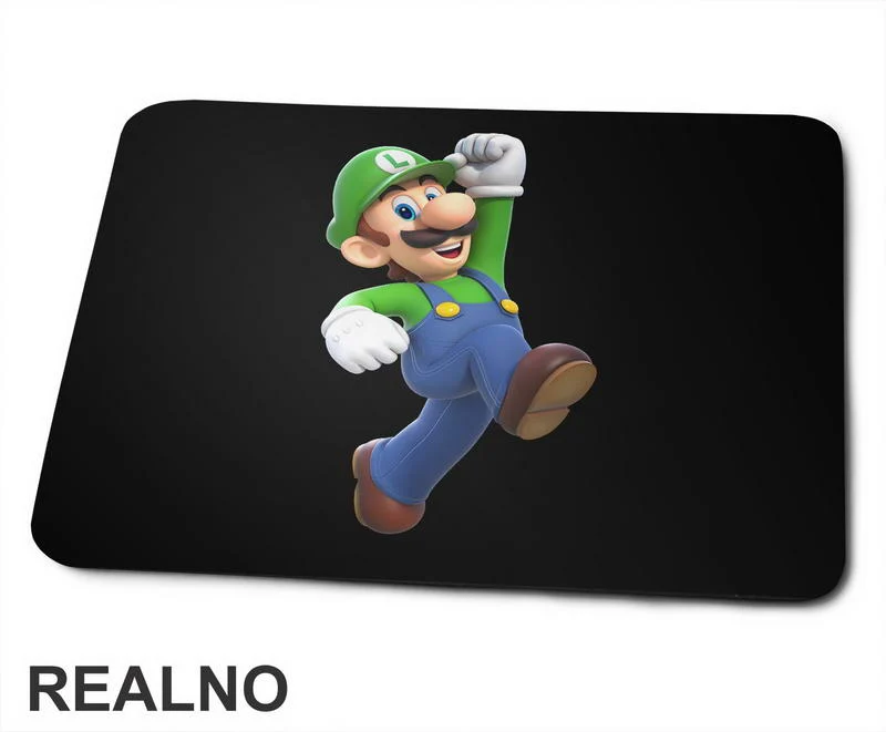 Luidji - Luiđi Skače - Super Mario - Podloga Za Miš