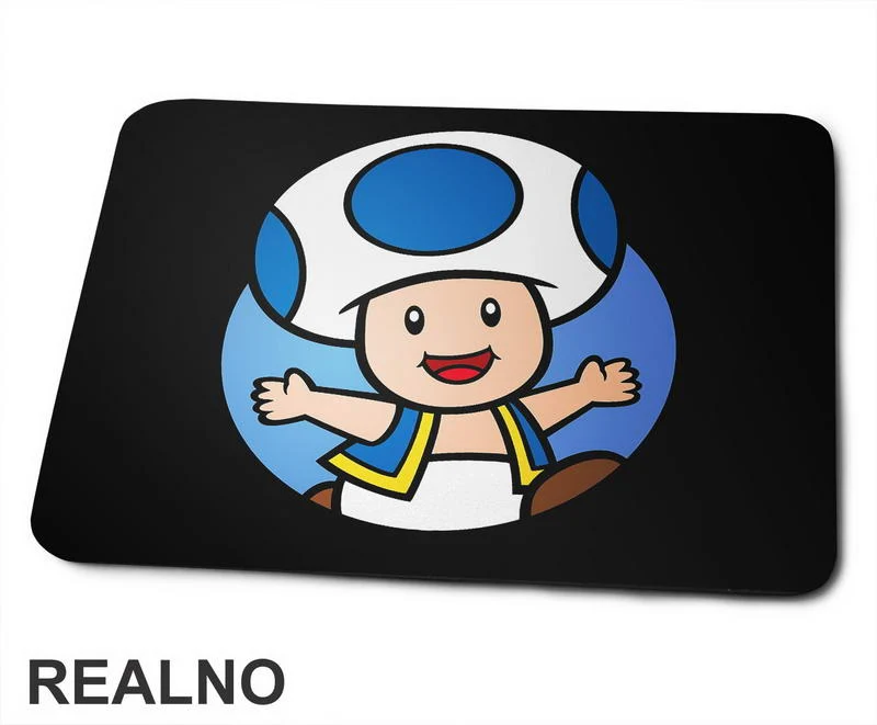 Plava Pečurkica - Super Mario - Podloga Za Miš