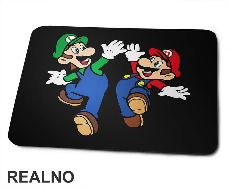 Skok - Luidji - Luiđi - Super Mario - Podloga Za Miš