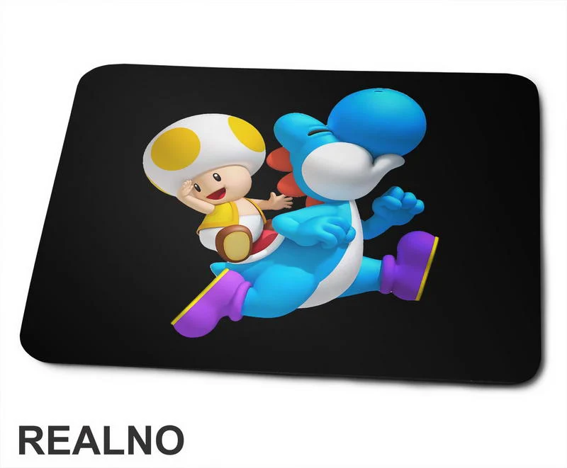 Pečurkica Jaše Dinosaurusa - Super Mario - Podloga Za Miš